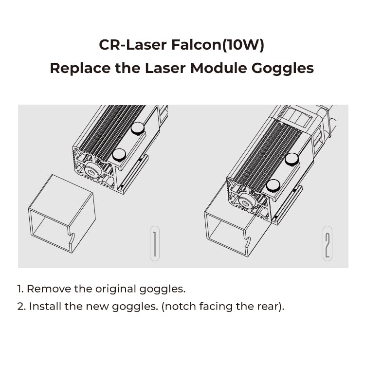 CR-Laser Falcon Laser Module Replacement Goggles - CrealityFalcon